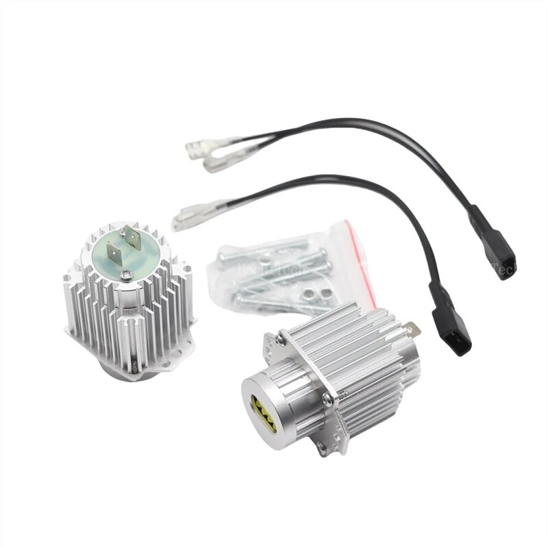 Для BMW 3 серии E90 E91 Pre-LCI Xenon передняя фара 2004-2007 80 Вт, белый угол глаз, фотомаркер, фотолампа, кольцевая лампа