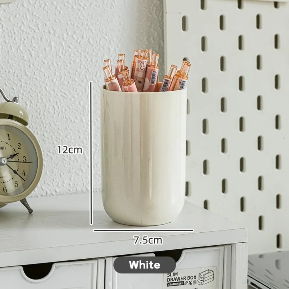 Прозрачный пластиковый держатель для ручек Pen Holder White