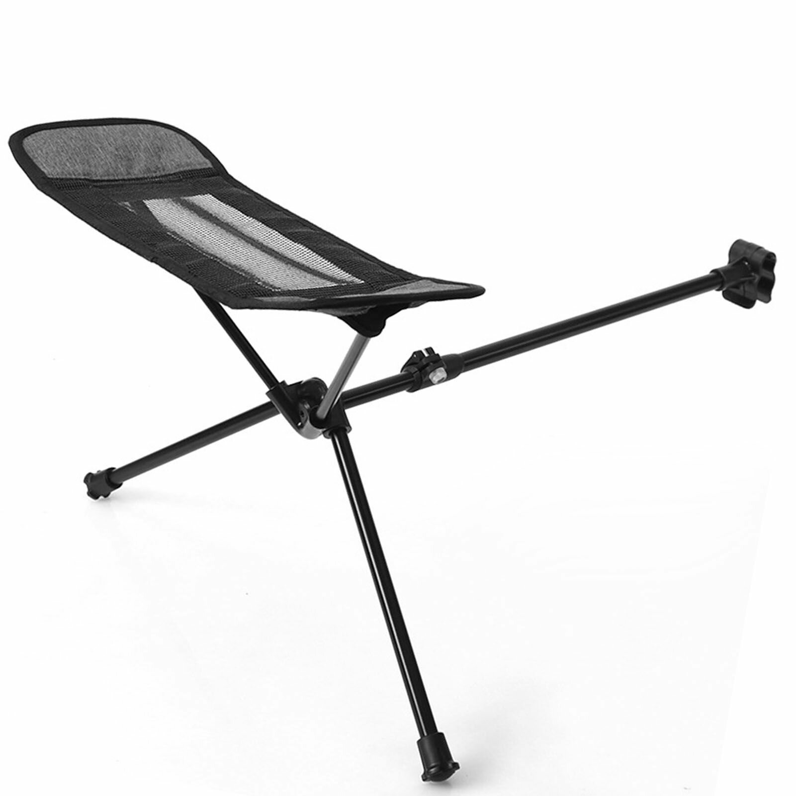Портативная складная выдвижная подставка для ног из алюминиевого сплава, универсальная подставка для ног для пляжных стульев, легкий и прочный аксессуар для отдыха на открытом воздухе