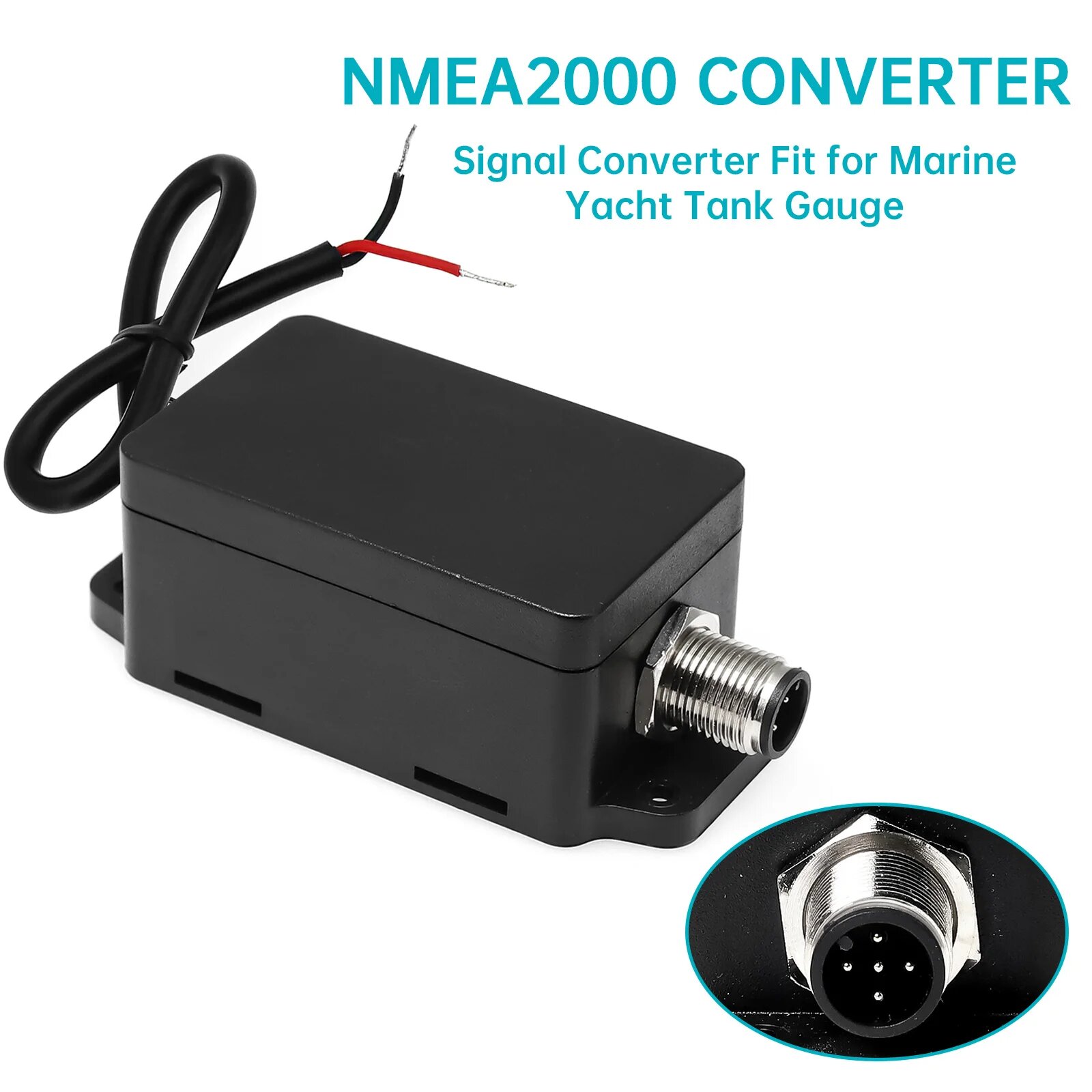 Преобразователь NMEA 2000 Для Лодок — Многофункциональный Преобразователь Сигналов, Подходящий Для Морских Яхт, Пластик + Резина