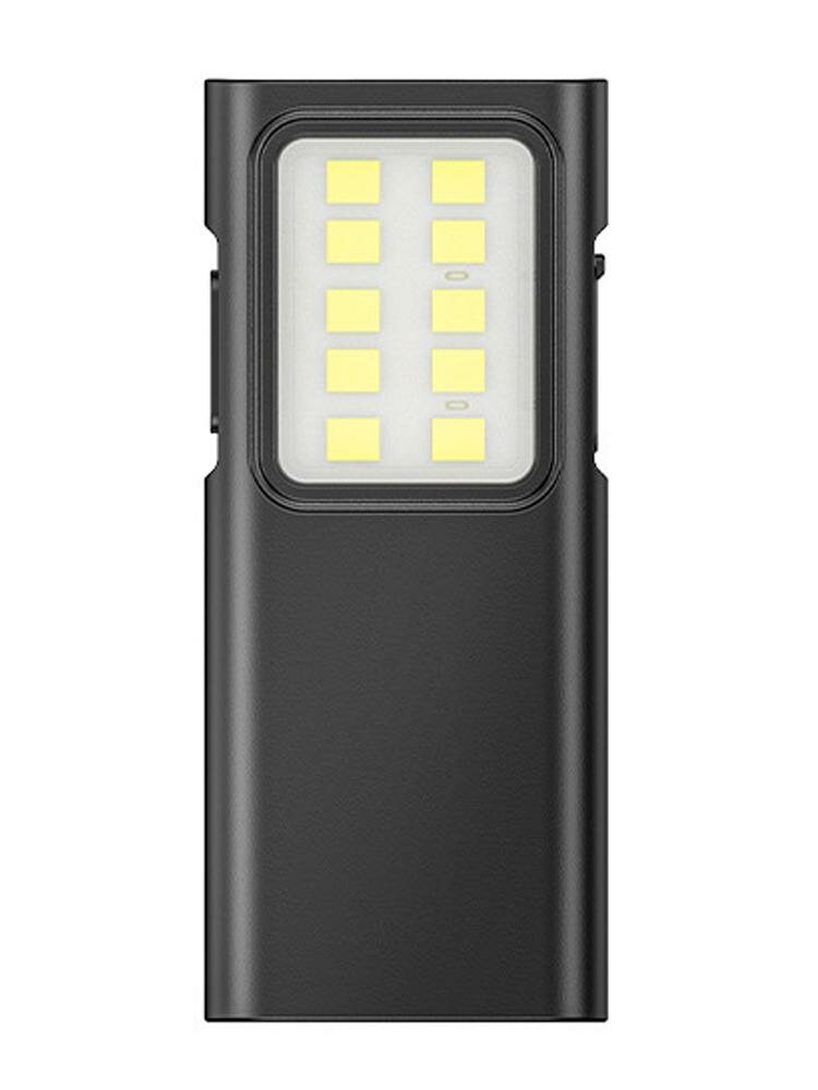 Фонарь аккумуляторный карманный с клипсой / Светодиодный ручной мини фонарик