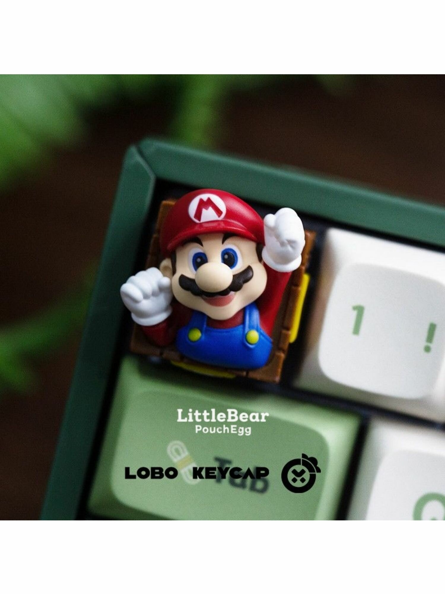 Кейкапы для клавиатуры Супер Марио: Марио 1 шт, грибное королевство