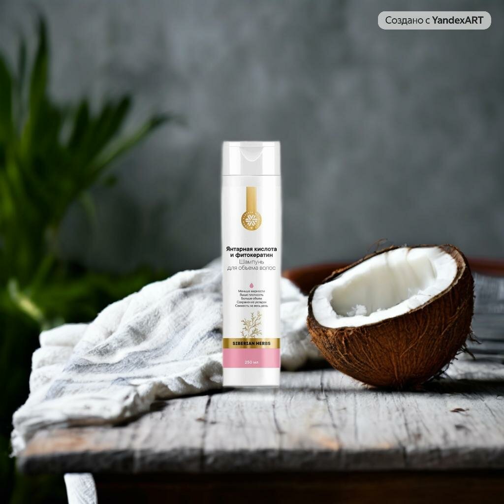 Шампунь против перхоти (янтарная кислота и фитокератин)