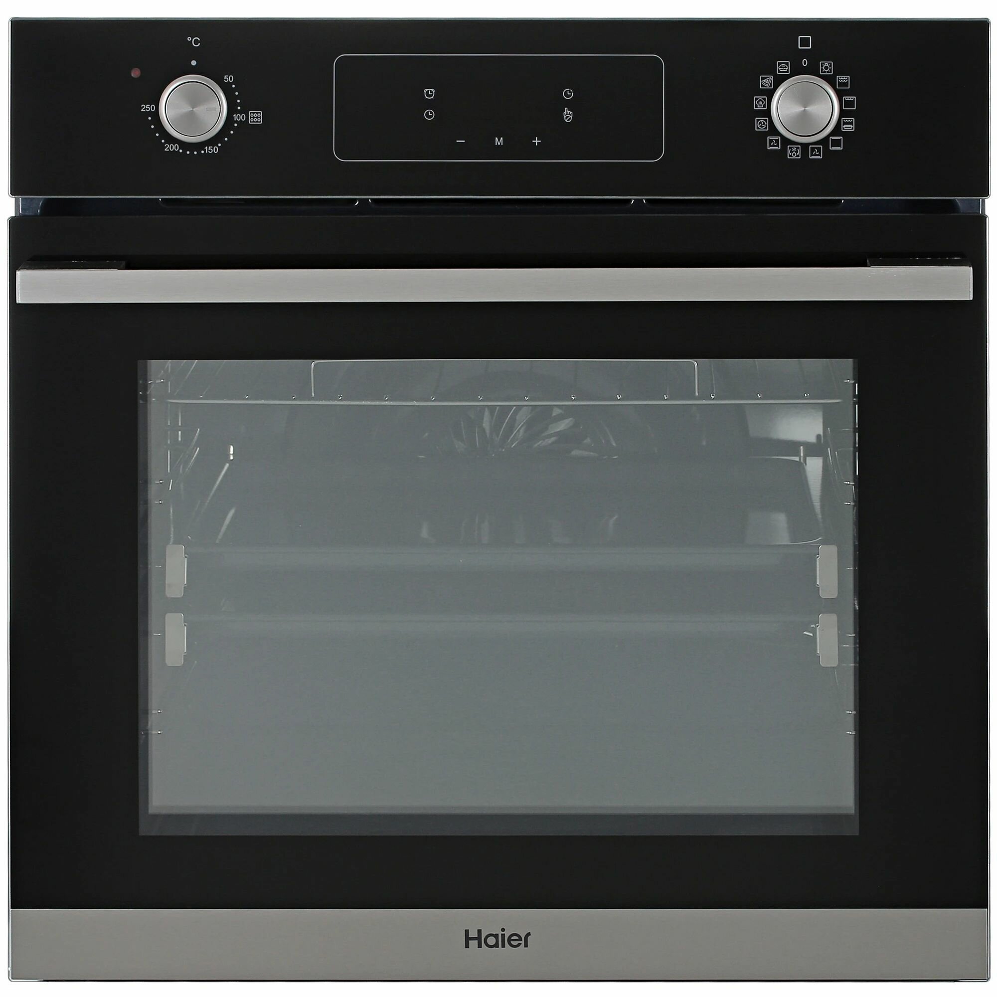 Духовой шкаф Haier HOD-P12CTBX, каталитическая очистка, 12 режимов, чёрный