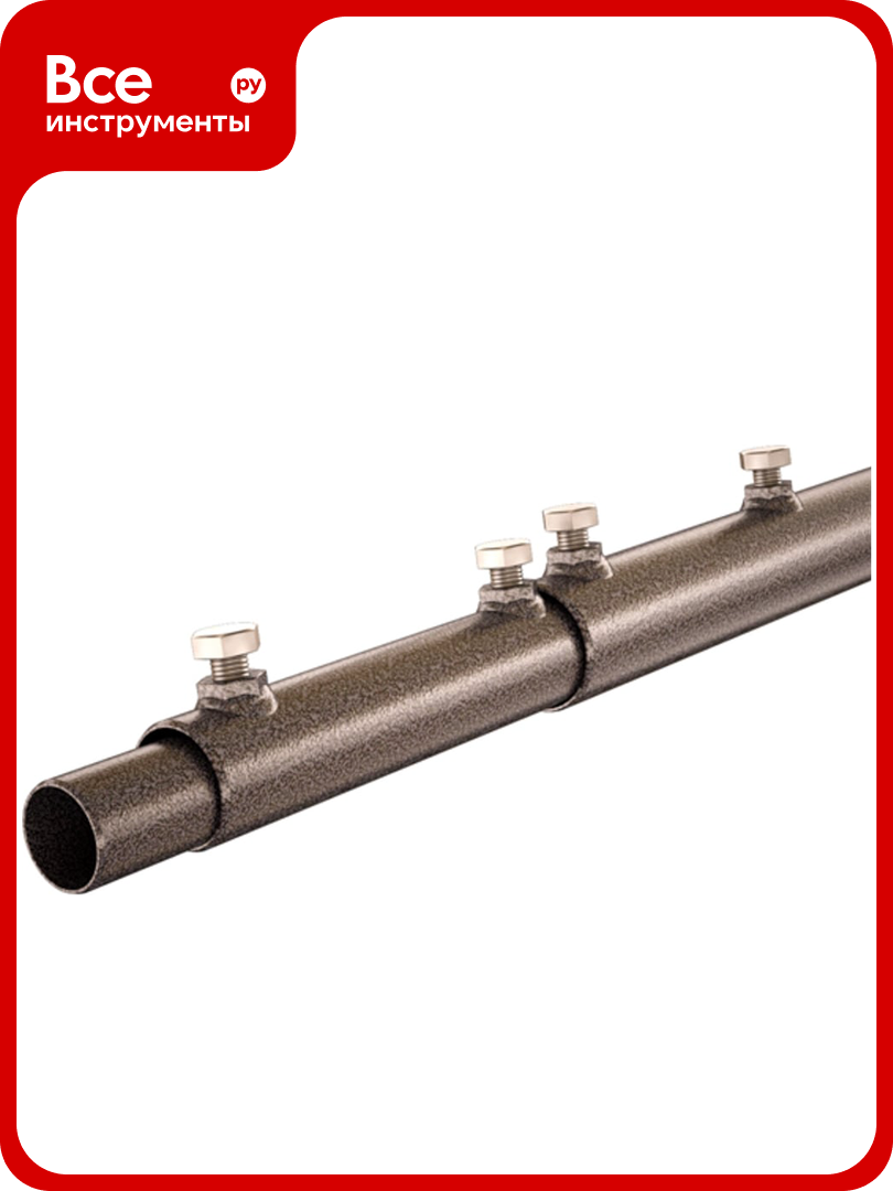 Телескопическая облегченная мачта для антенн REXANT600см, 3 колена, 600 см, из стали