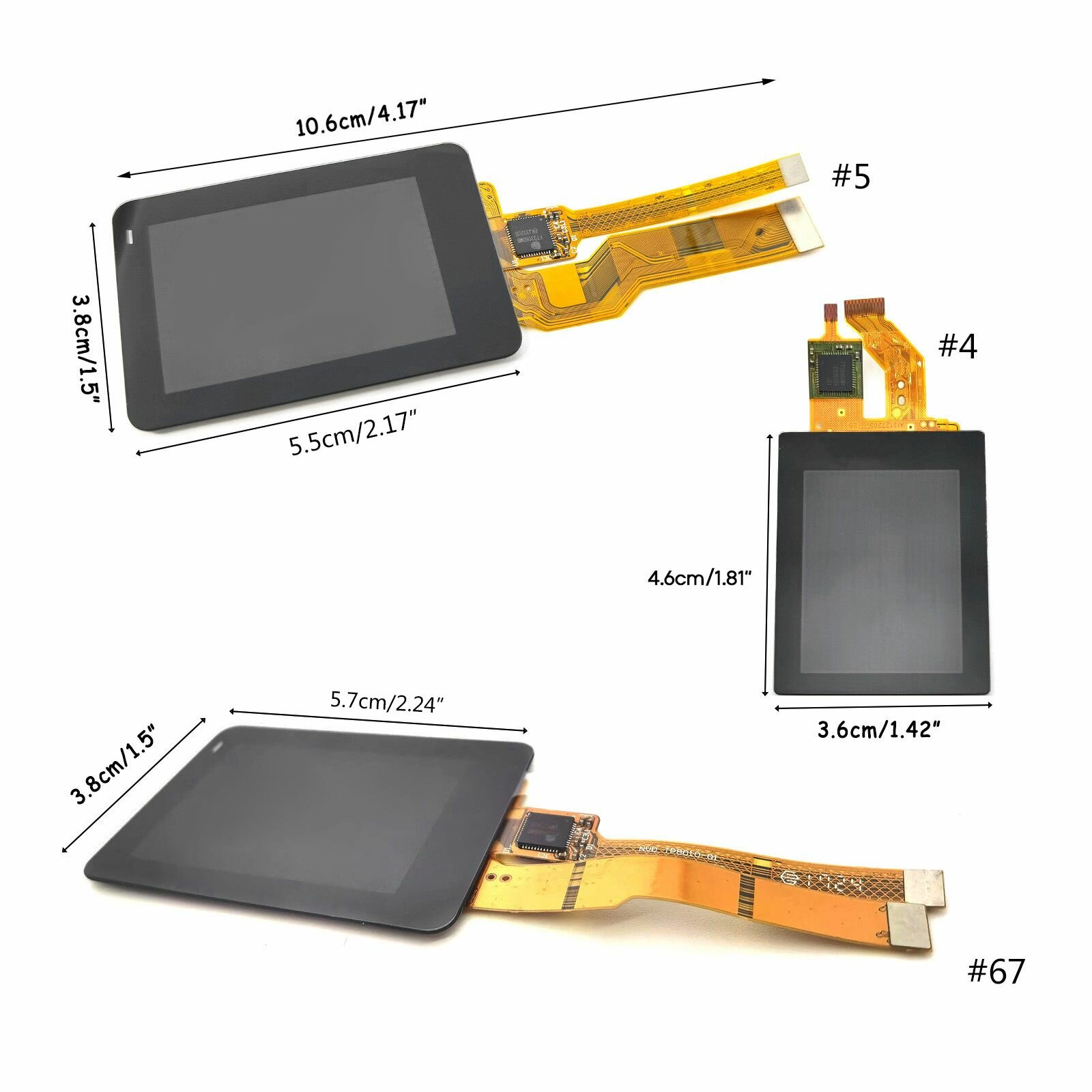 Съемный ЖК-дисплей для экшн-камеры