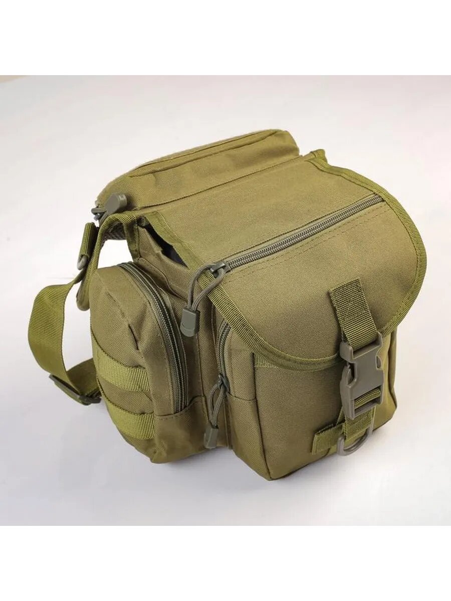 Практичная камуфляжная поясная сумка для активных