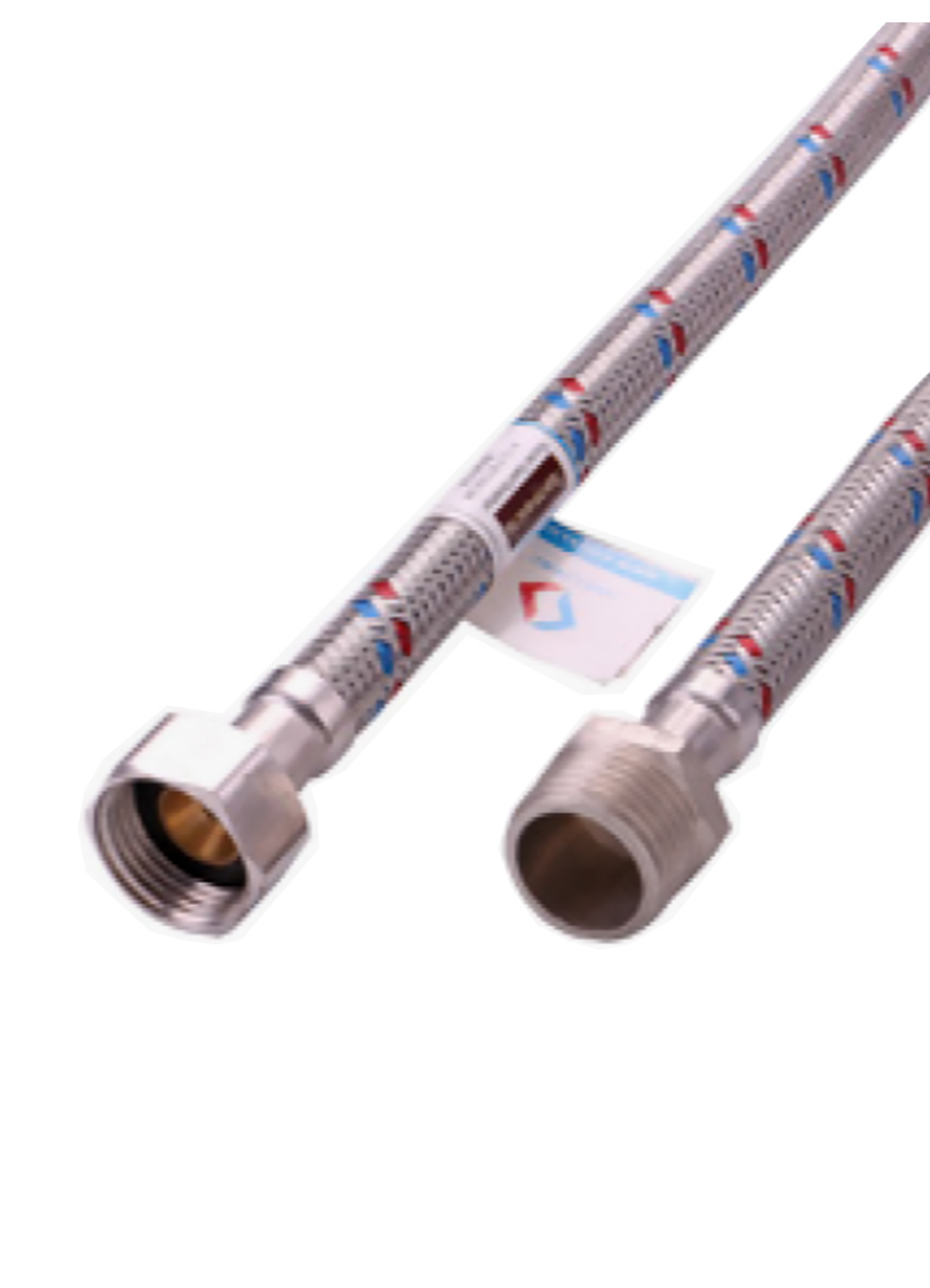 Аквалюкс Гибкая подводка для воды ВР 1/2" х НР 1/2", длина 180 см (BZW180)