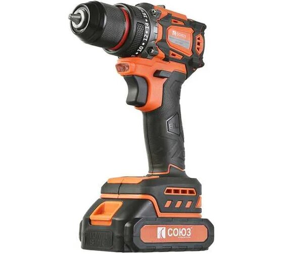 Дрель аккумуляторная бесщеточная Союз, 18В, 45Нм, 2x2.0Ач, ЗУ, кейс ДШС-1845