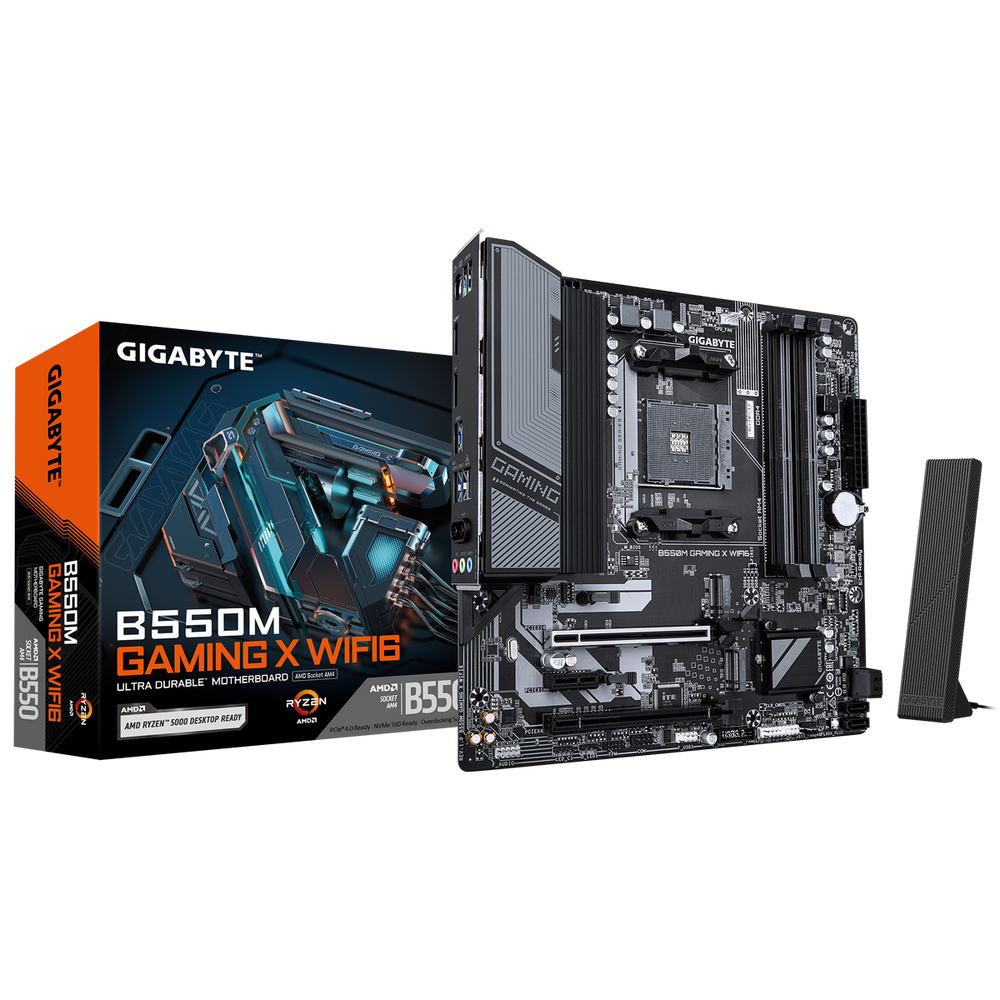 Материнская плата Gigabyte B550M GAMING X WIFI6, RTL