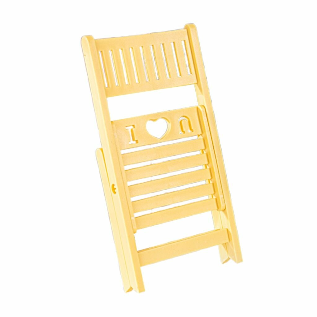 Подставка для телефона, Подставка для телефона в виде кресла 520 - желтая