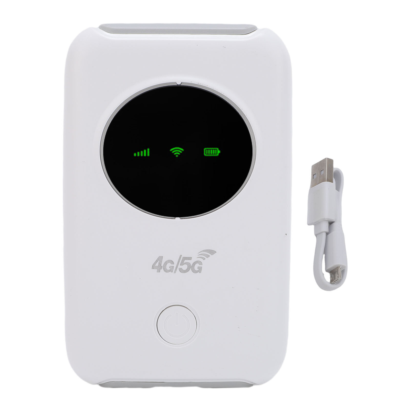 Мобильный Wi-Fi роутер 4G 5G LTE с высокой скоростью 300 Мбит/с, цветным светодиодным экраном, слотом для SIM-карты, поддержкой подключения 10 устройств.