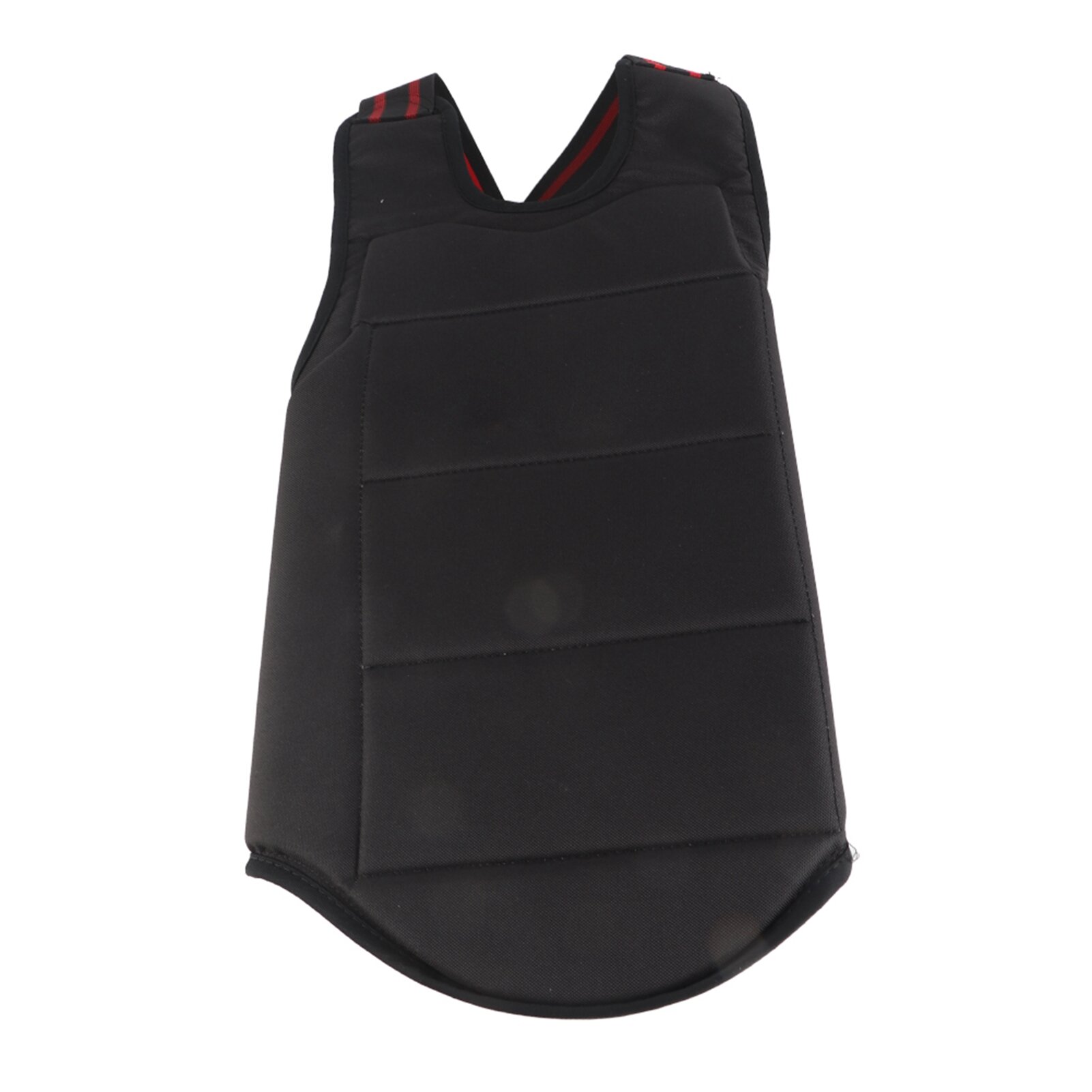 Детский/взрослый спортивный жилет для карате, защита груди и плеч, черный (размер L)