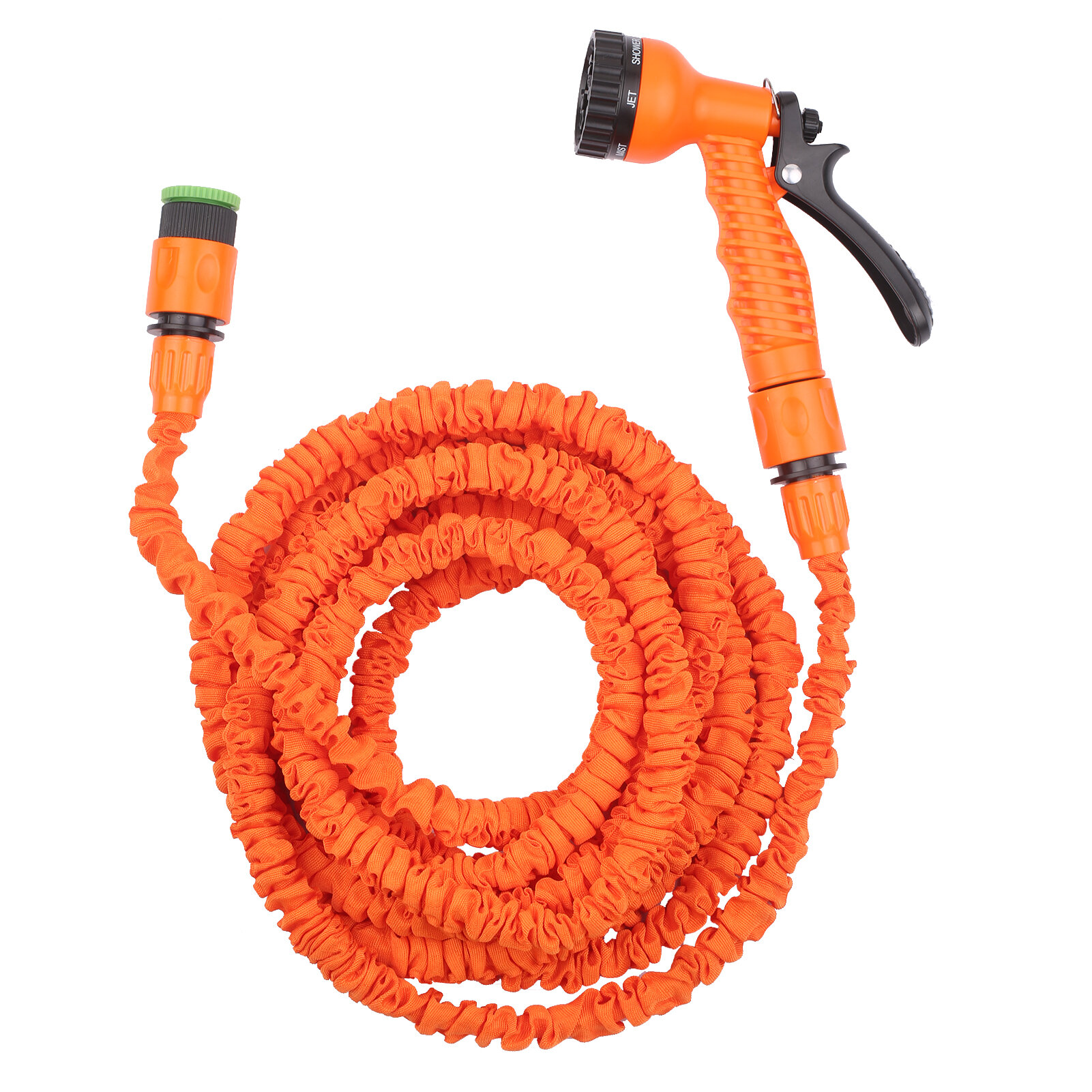 75FT/22M 3-х кратная расширяющаяся садовая шланга Устойчивая к протечкам расширяющаяся трубка Высоконапорный телескопический поливочный шланг Волшебный гибкий шланг с 7-функциональной насадкой-распылителем Для мойки автомобилей и полива сада