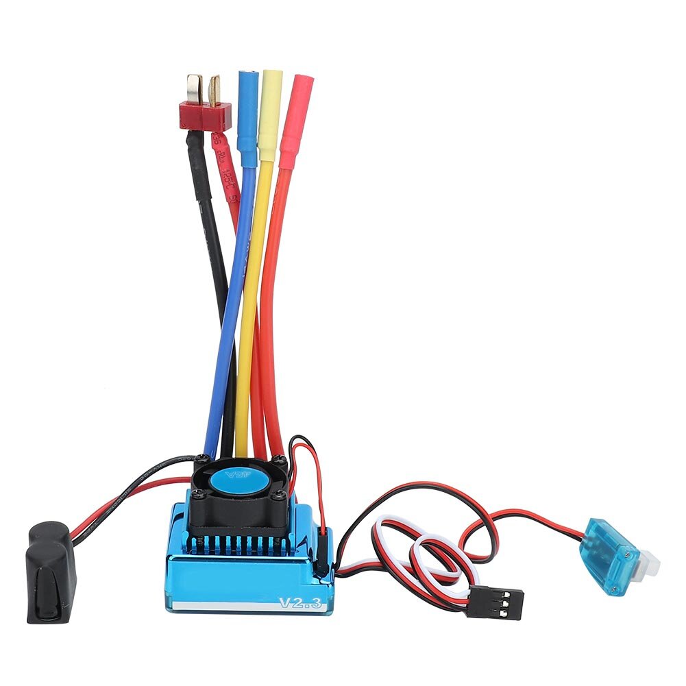 Бесщеточный электрический регулятор скорости 45A ESC V2.3 для радиоуправляемых машин, совместимый с высокопроизводительным контроллером двигателя