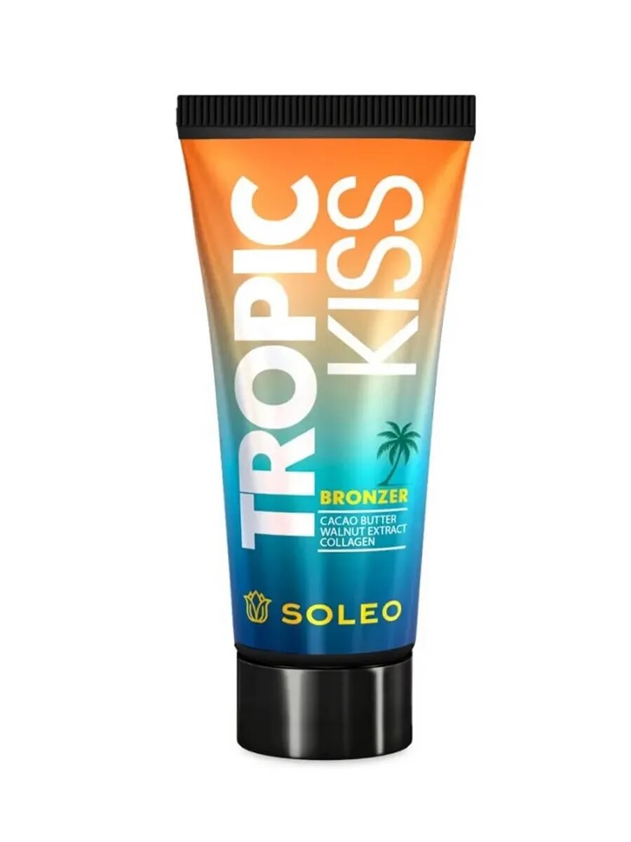 Бронзатор Soleo "Tropic Kiss" для солярия, с коллагеном, 150 мл
