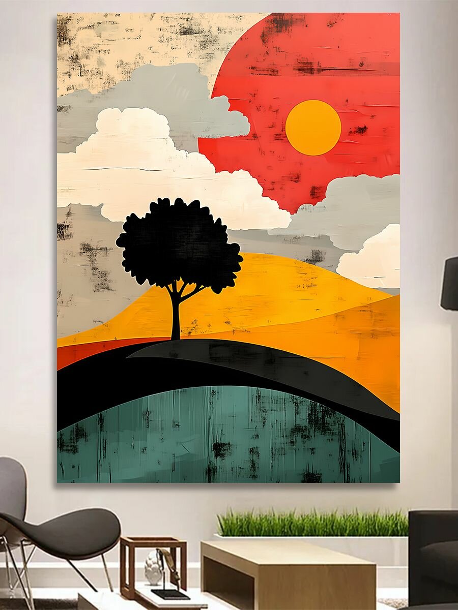 Пейзаж / природа, интерьерная картина / на холсте, 30х40 см.