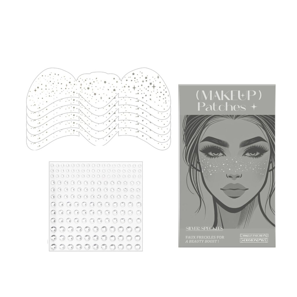 Блеск для лица, веснушки, блестящие патчи для лица, стразы, наклейка для лица, патчи для макияжа для карнавальной вечеринки