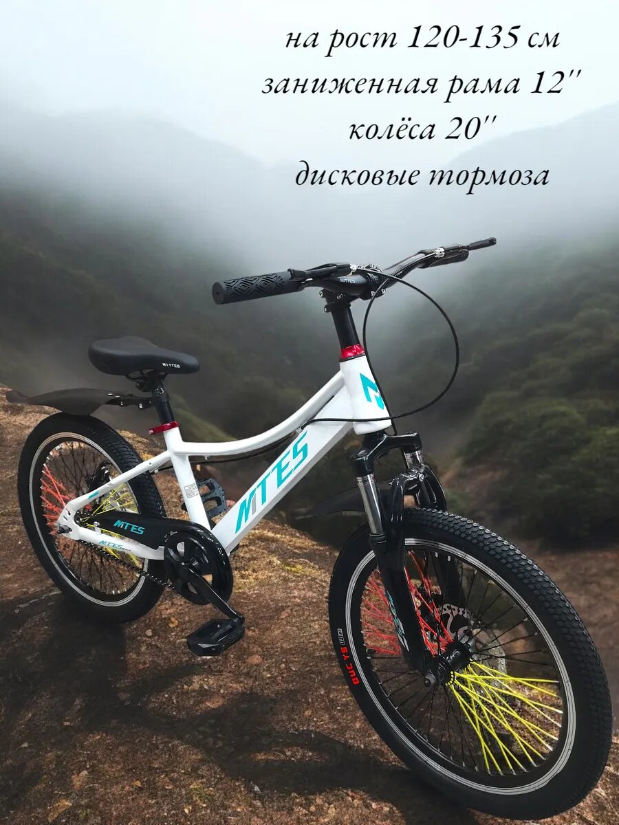 Велосипед, для девочек/мальчиков, прогулочный, двухколесный, стальной, 20"