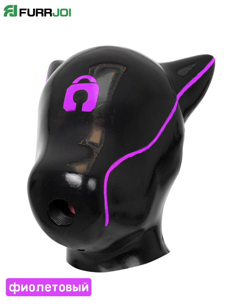 Furrjoi Силиконовая маска для собак IDO с рисунком