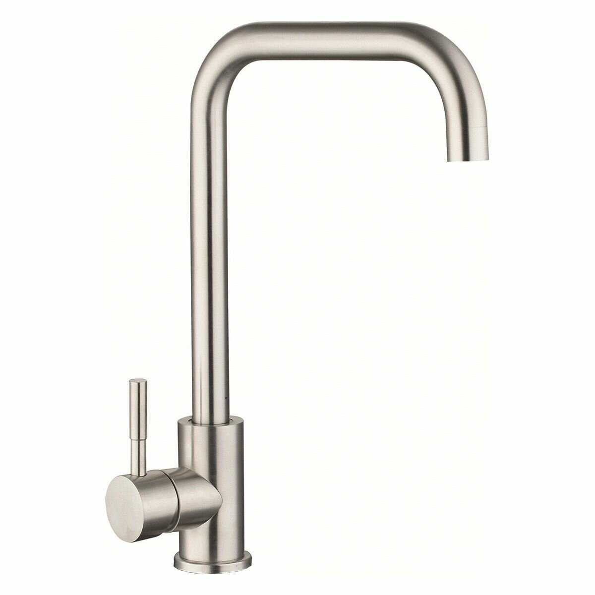 Кухонный смеситель TopZero WIX 206 INOX, нержавеющая сталь