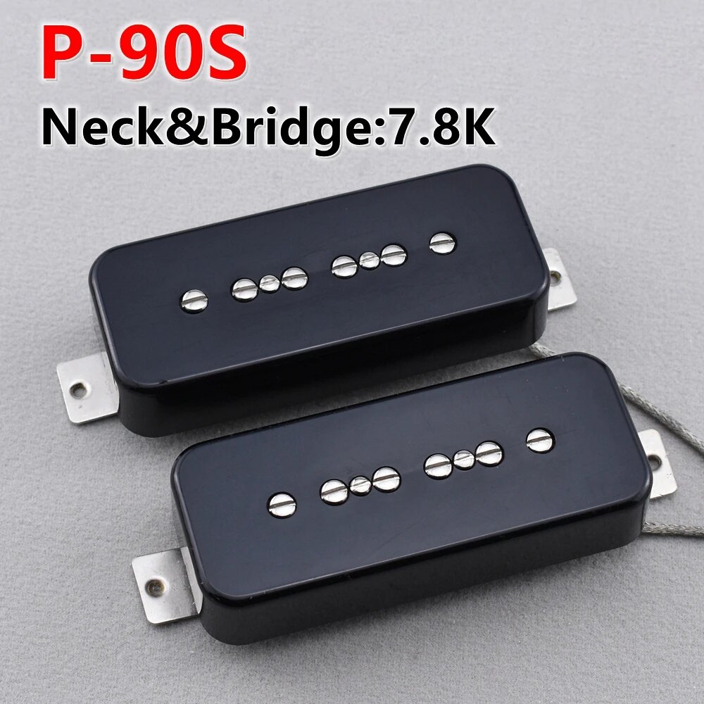 Комплект пикапов Epi USA P90 для электрогитары P-90S-BK-NI 1 Set