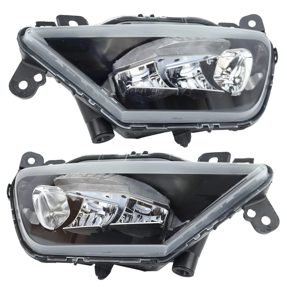 Светодиодные противотуманные фары для Volvo XC60 XC90 S90 V90 2016-2019 2020 2021, передний бампер, противотуманная фара в сборе, автомобильные аксессуары 1 pair
