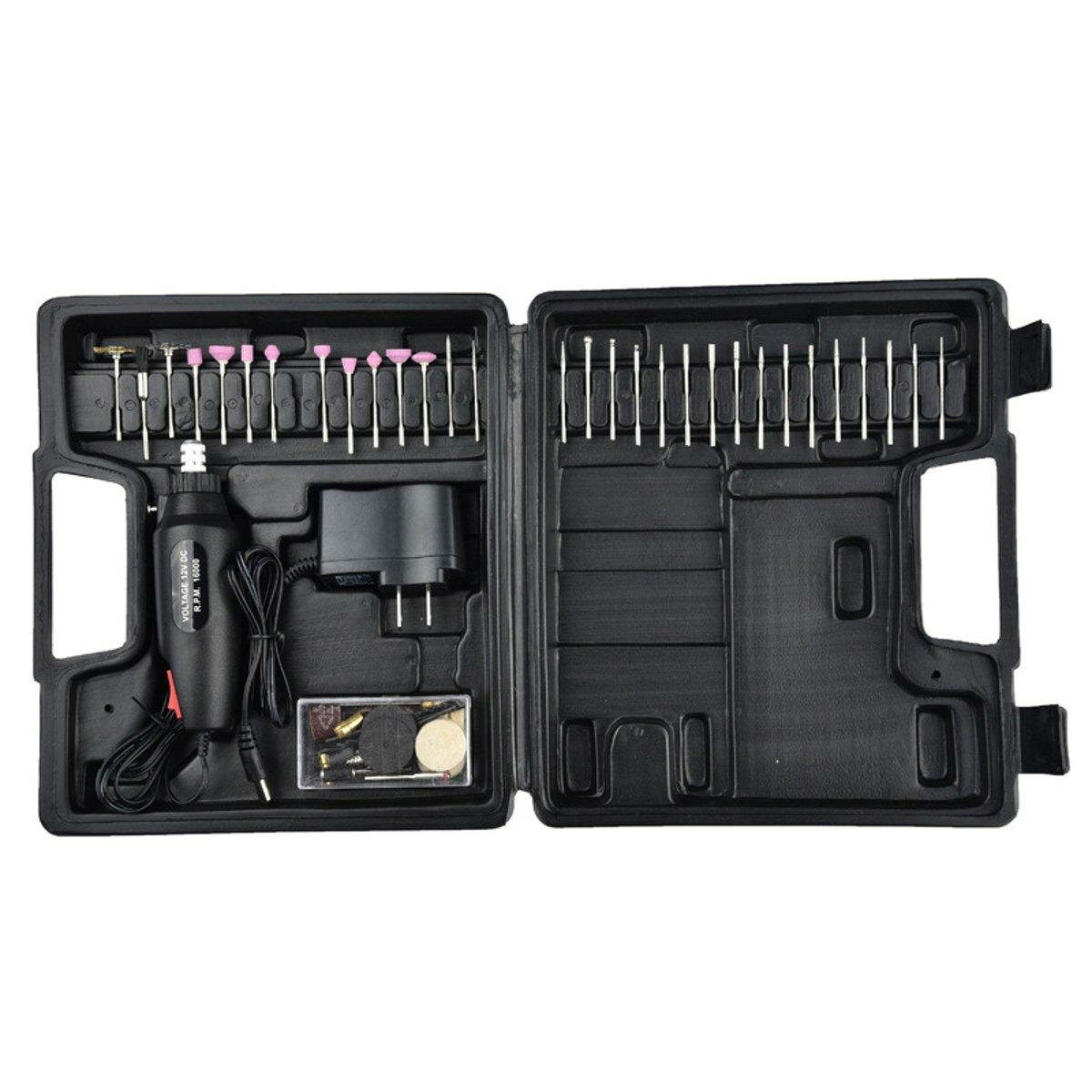 60 шт. вращающийся многофункциональный инструмент для хобби прецизионная дрель + аксессуары типа Dremel