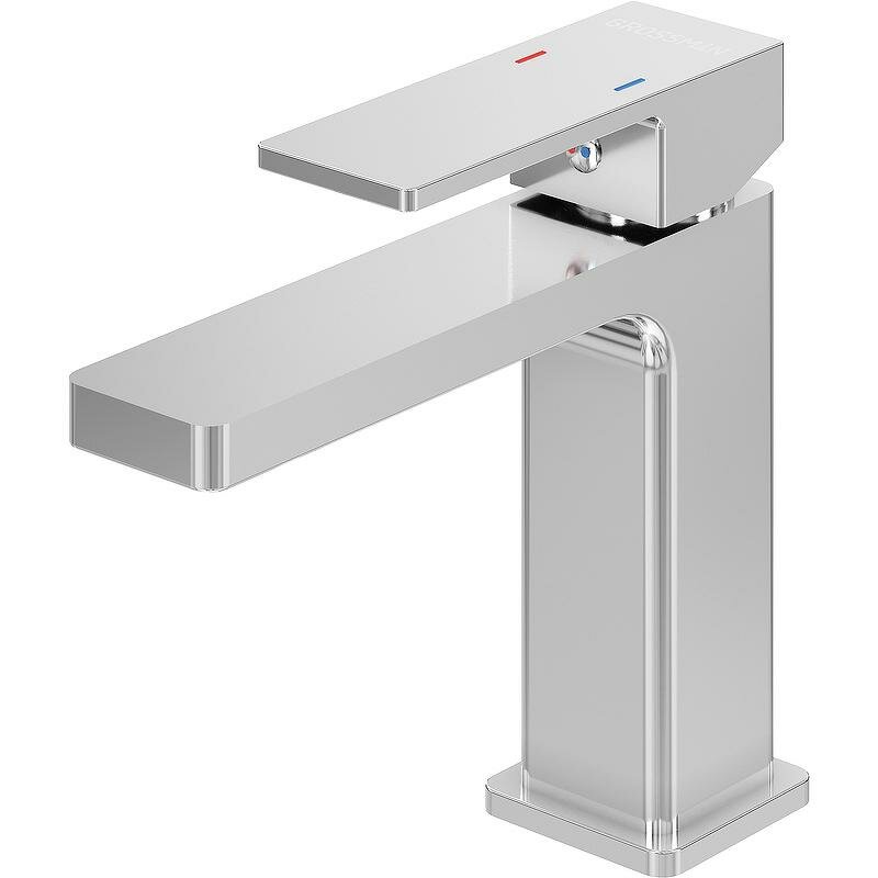 Смеситель для раковины Grossman Style 510. K35.05.100 хром, рычажное управление, латунь