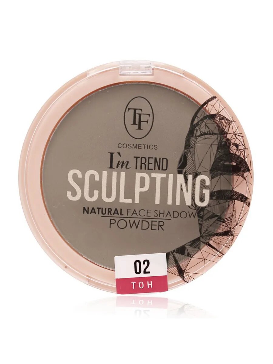 Triumph Пудра-скульптор компактная I'm Trend тон 02 глубокая тень