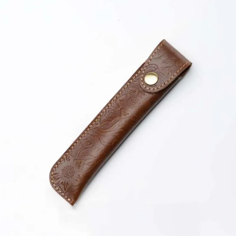 Кожаный чехол для ручки Chouxiongluwei, Brown pattern