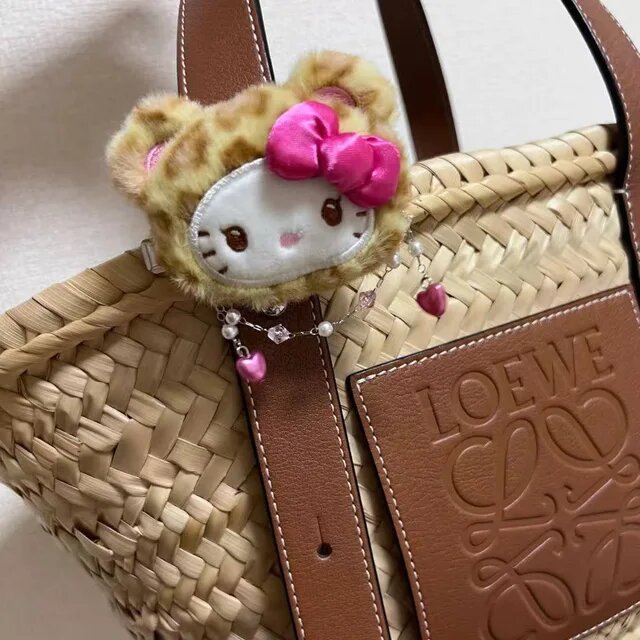 Sanrio Hello Kitty Cinnamoroll плюшевая заколка для волос заколка для челки мультфильм универсальный изысканный аксессуар соответствующий праздничный подарок для девочек