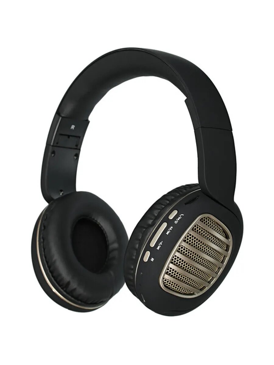 Беспроводные наушники Aceline BT-240 FM проводные , Bluetooth 5.0, черный