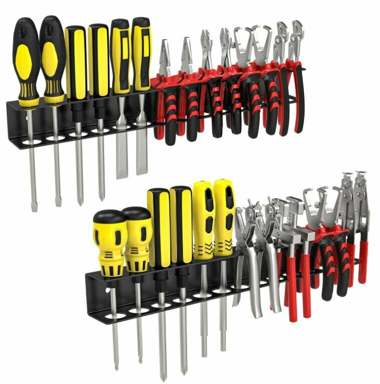 Держатель-органайзер отверток, на 14 отверток, настенный , 2 шт