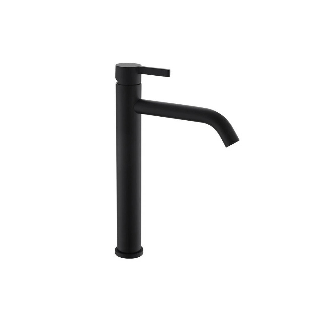 Смеситель Voda Vessel VSL25B, нержавеющая сталь, рычажное управление, черный