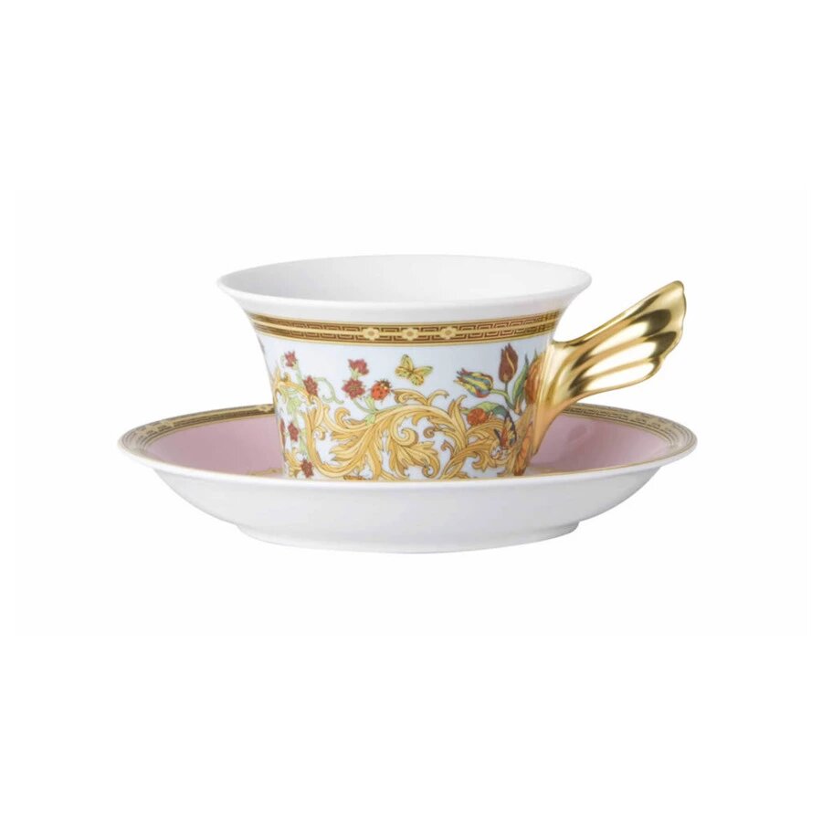 Чашка чайная с блюдцем Rosenthal Versace Сад Версаче 220 мл, фарфор, для чая и кофе