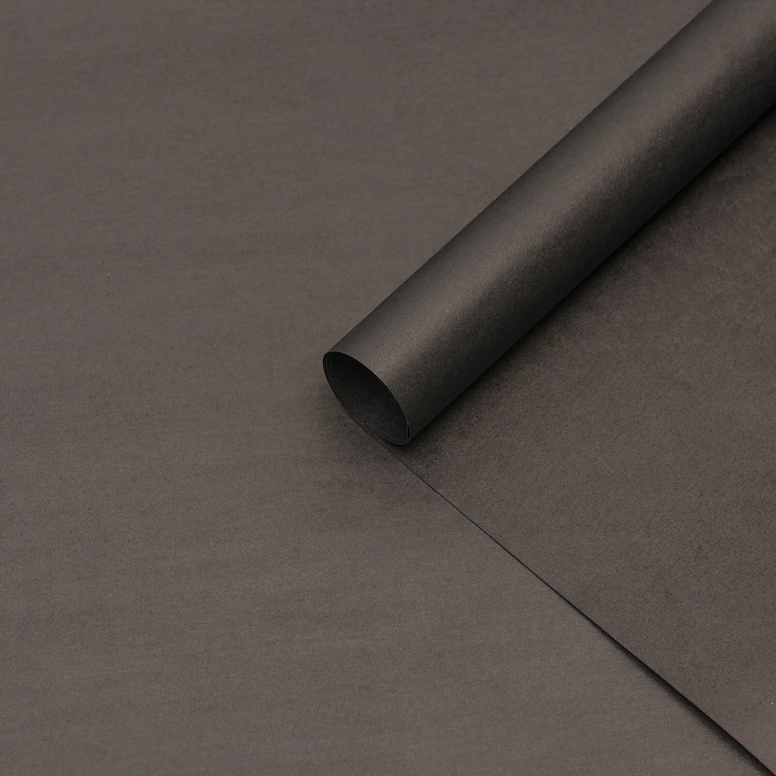 Набор упаковочной бумаги 10 штук, крафт чёрный ,50х70 см