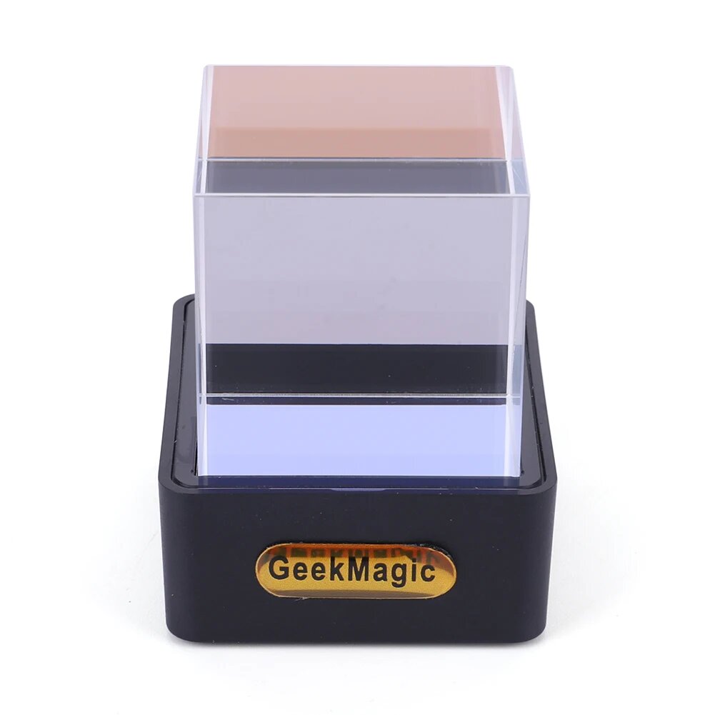 GeekMagic Crystal Cube Голографические часы-метеостанция
