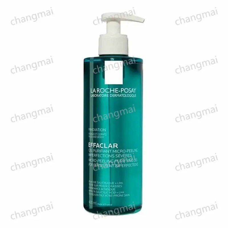 LAROCHE-POSAY Effaclar Micro-Exfoliant Purifiant Успокаивающий пенный гель для жирной кожи с наукой микроби
