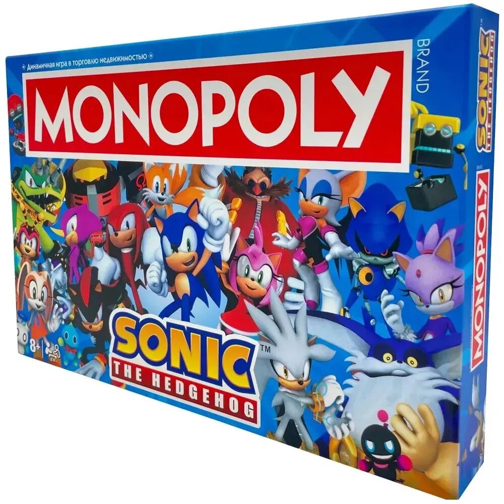 Настольная игра Hasbro Монополия Соник (Sonic), арт. WM04624