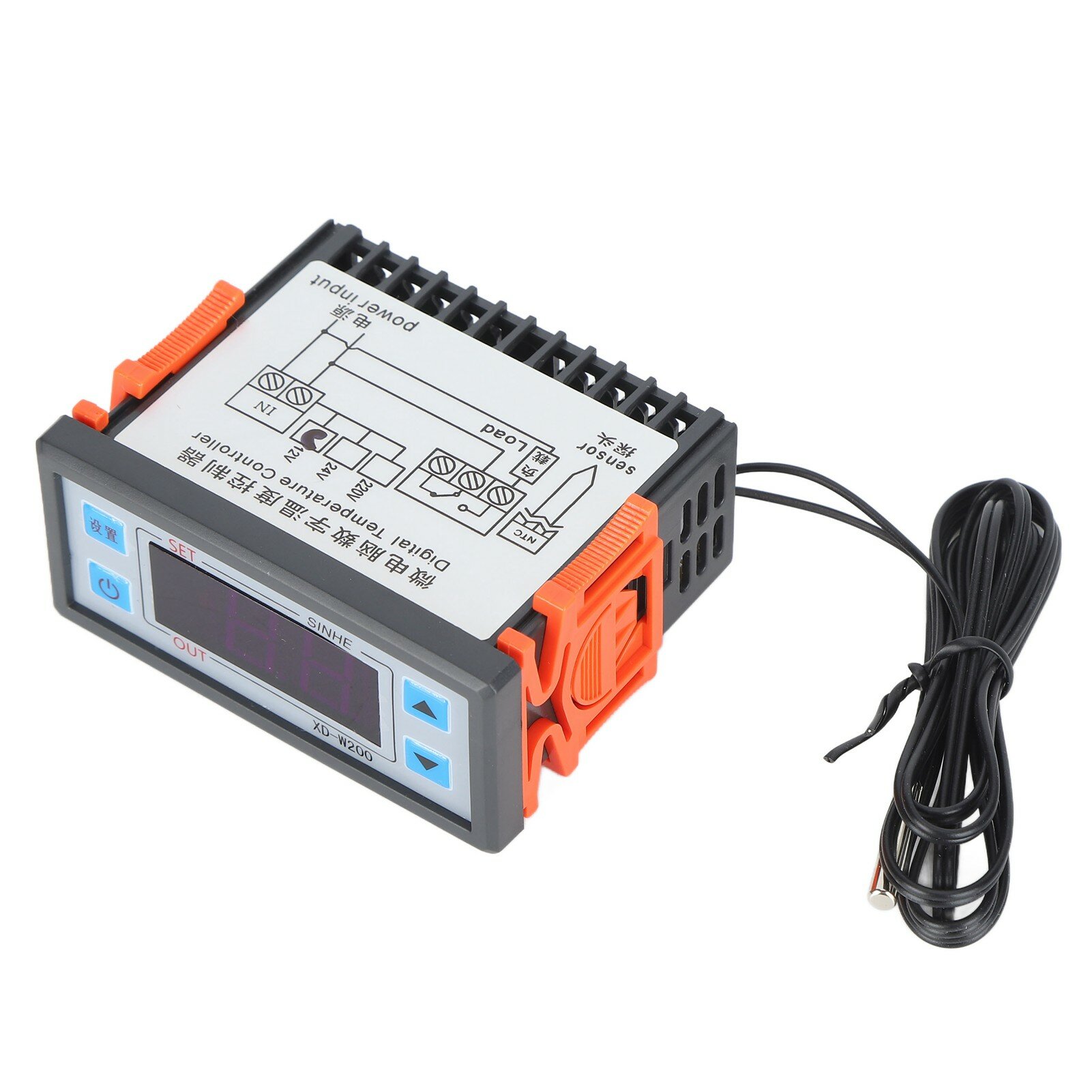 Цифровой контроллер температуры Интеллектуальный переключатель управления охлаждением для домохозяйства XDW200 (12V)