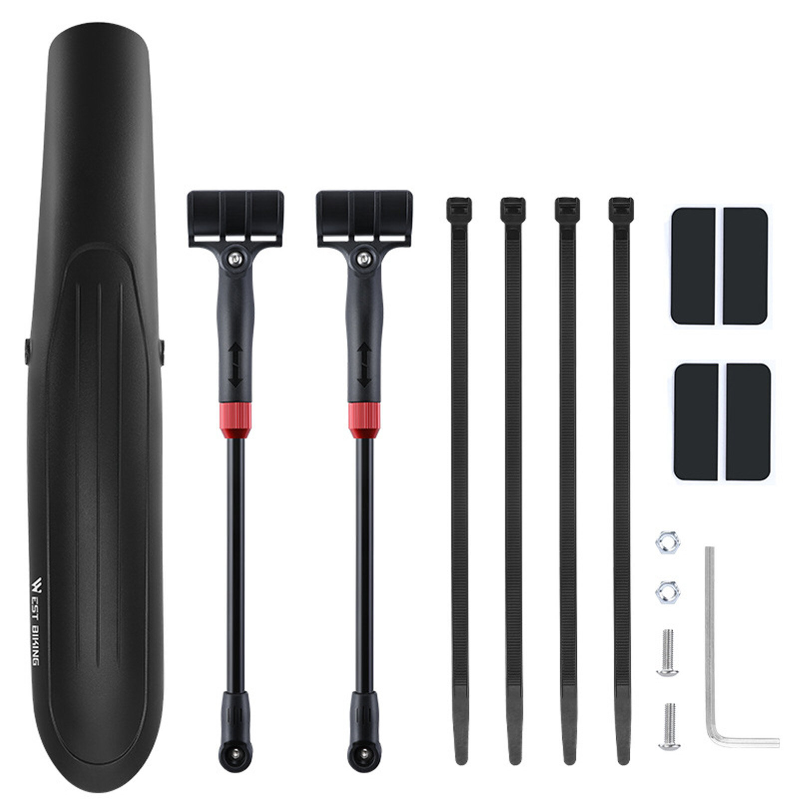 Велосипедные крылья WEST BIKING, регулируемые, быстросъемные, легкие, универсальные, для шоссейных велосипедов, задние или передние.