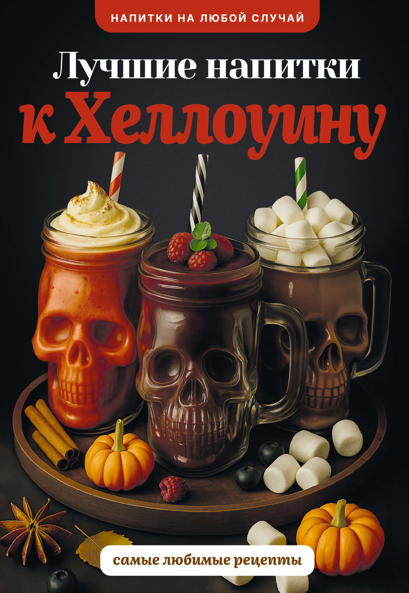 Книга "Лучшие напитки к Хэллоуину", автор Шукюров Р, издательство Времена