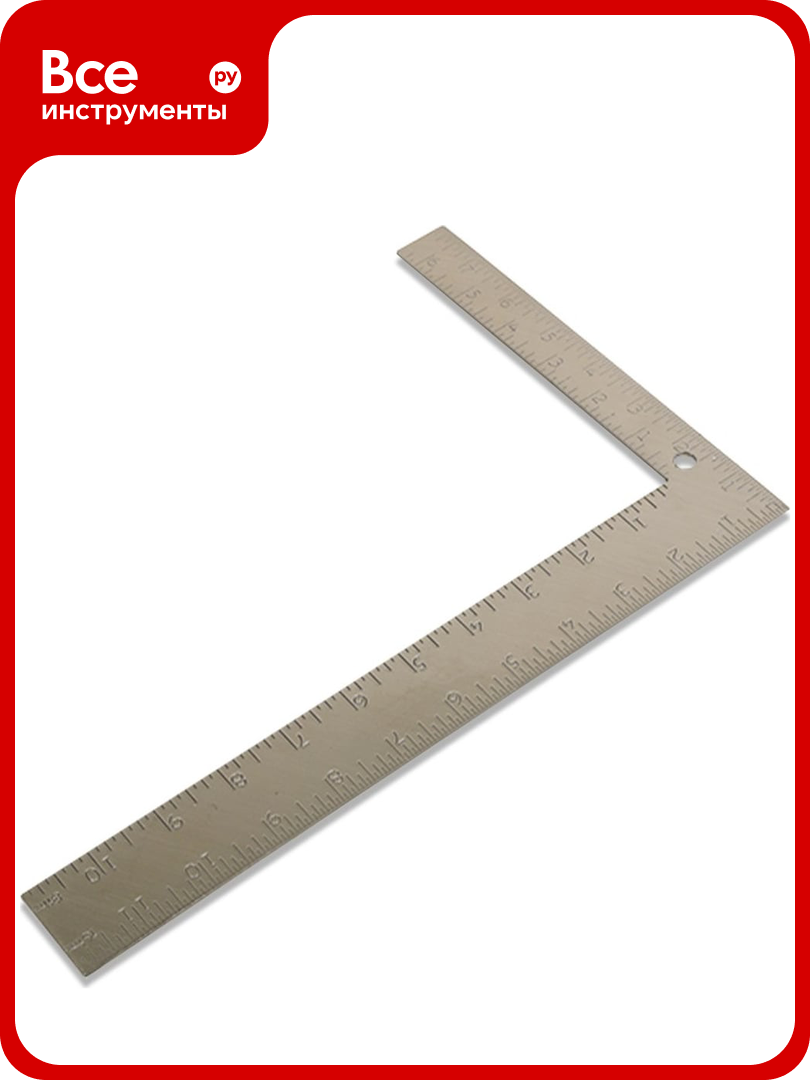 Цельнометаллический угольник WORKPROм 400x600, для удобного использования