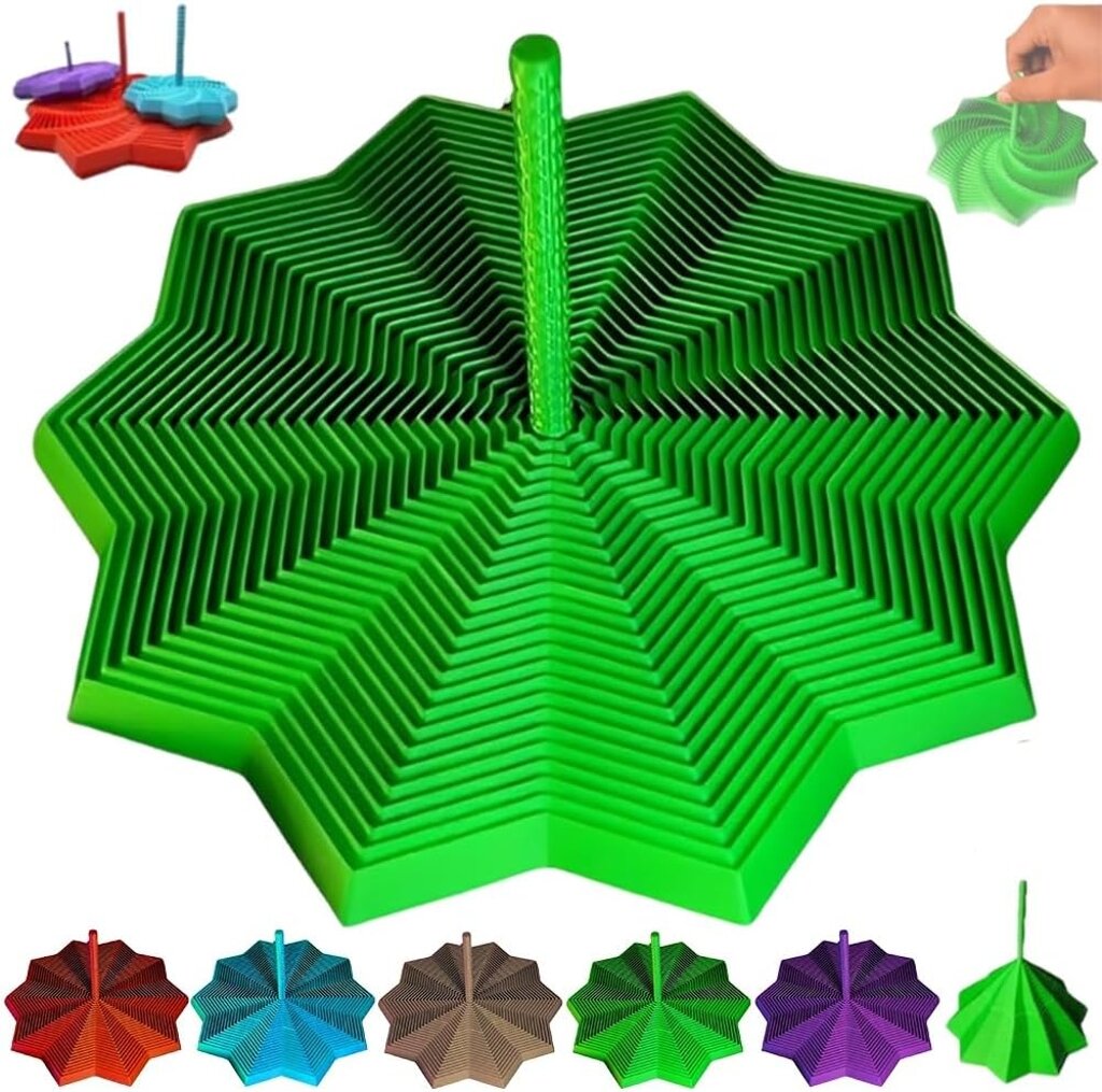 3D Печатная Расширяемая Сенсорная Звезда, 3D Печатная Шестиугольная Игрушка, 3D Печатная Соты Игрушка, Неправильный Шестиугольник, 10-Точечная Расширяемая Сенсорная Игрушка (1 шт)