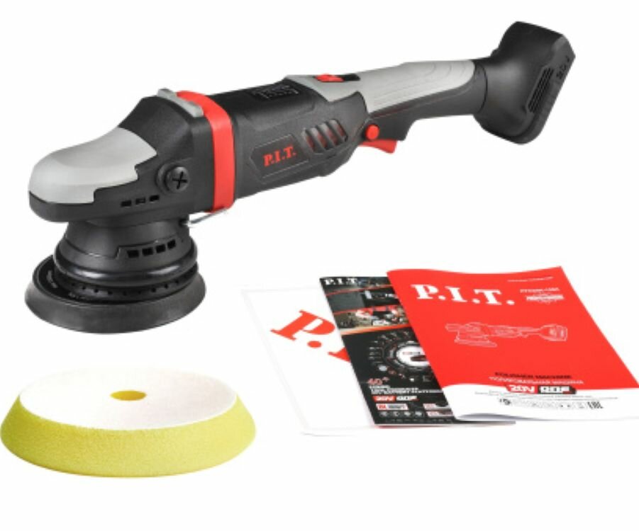 Машинка полировальная 125мм 2300-3800 об/мин под АКБ 20В LI-ION ONEPOWER липучка PPO20H-125A PIT SOLO