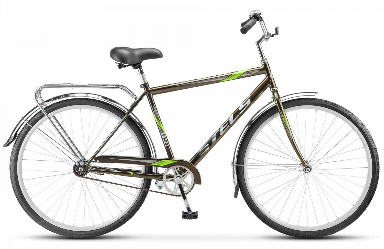 Велосипед 28" STELS Avangard 300 С рама 20", оливковый, на рост 165-195см, городской дорожный классический