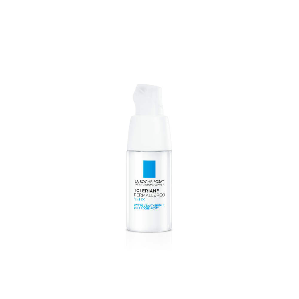 La Roche-Posay Toleriane Dermallergo Интенсивный успокаивающий уход для чувствительной и склонной к аллергии кожи вокруг глаз с маслом ши и ниацинамидом, 20 мл
