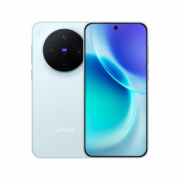 Смартфон ViVO X300 CN Blue Crystal × Tianji 9500 50-мегапиксельная камера 6040 мАч весом 190 г с NFC 16GB + 512GB, Синий