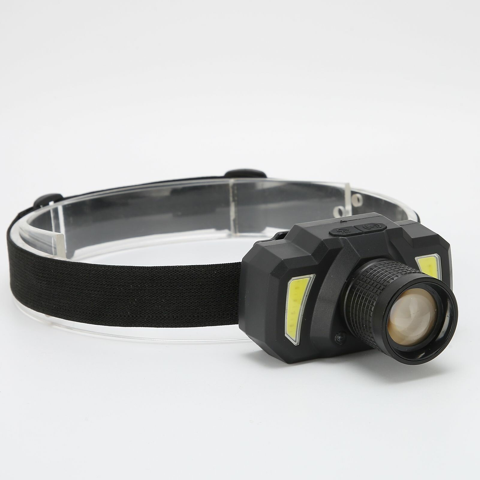 Бутик MonopolysНовая фара XP E+COB с сильным светом, перезаряжаемая через USB телескопический зум, фара с сильным датчиком освещенности (встроенная батарея)